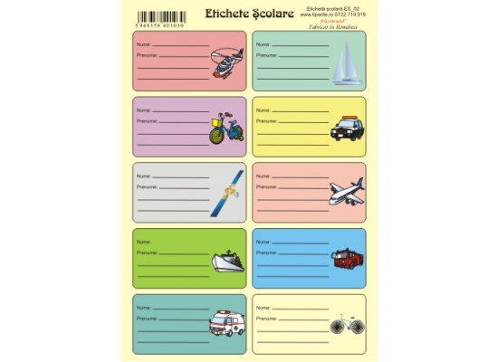 Etichete scolare Model ES_02